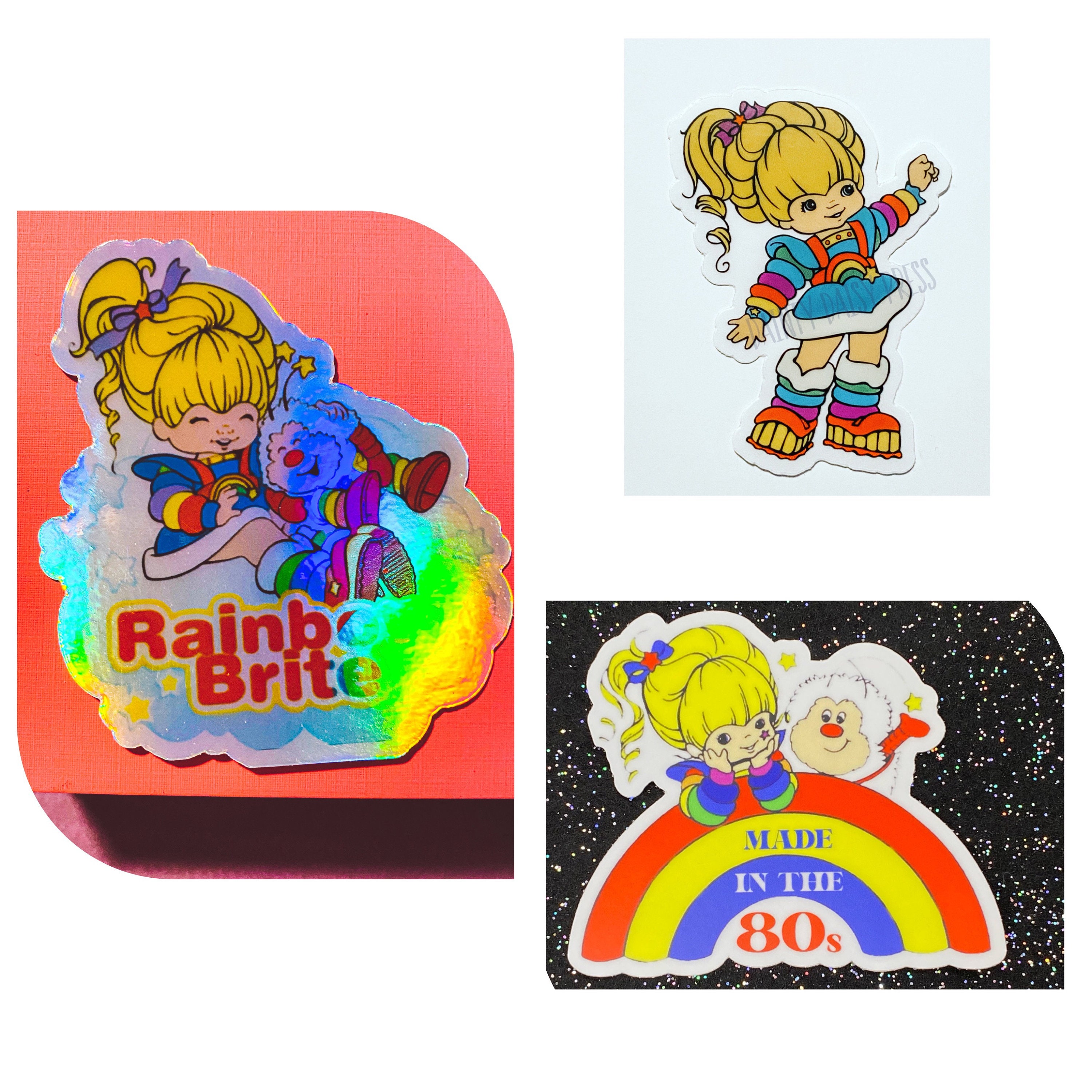 Stickers, Labels & Tags Rainbow Brite Twink vintage 80s sticker retro ...