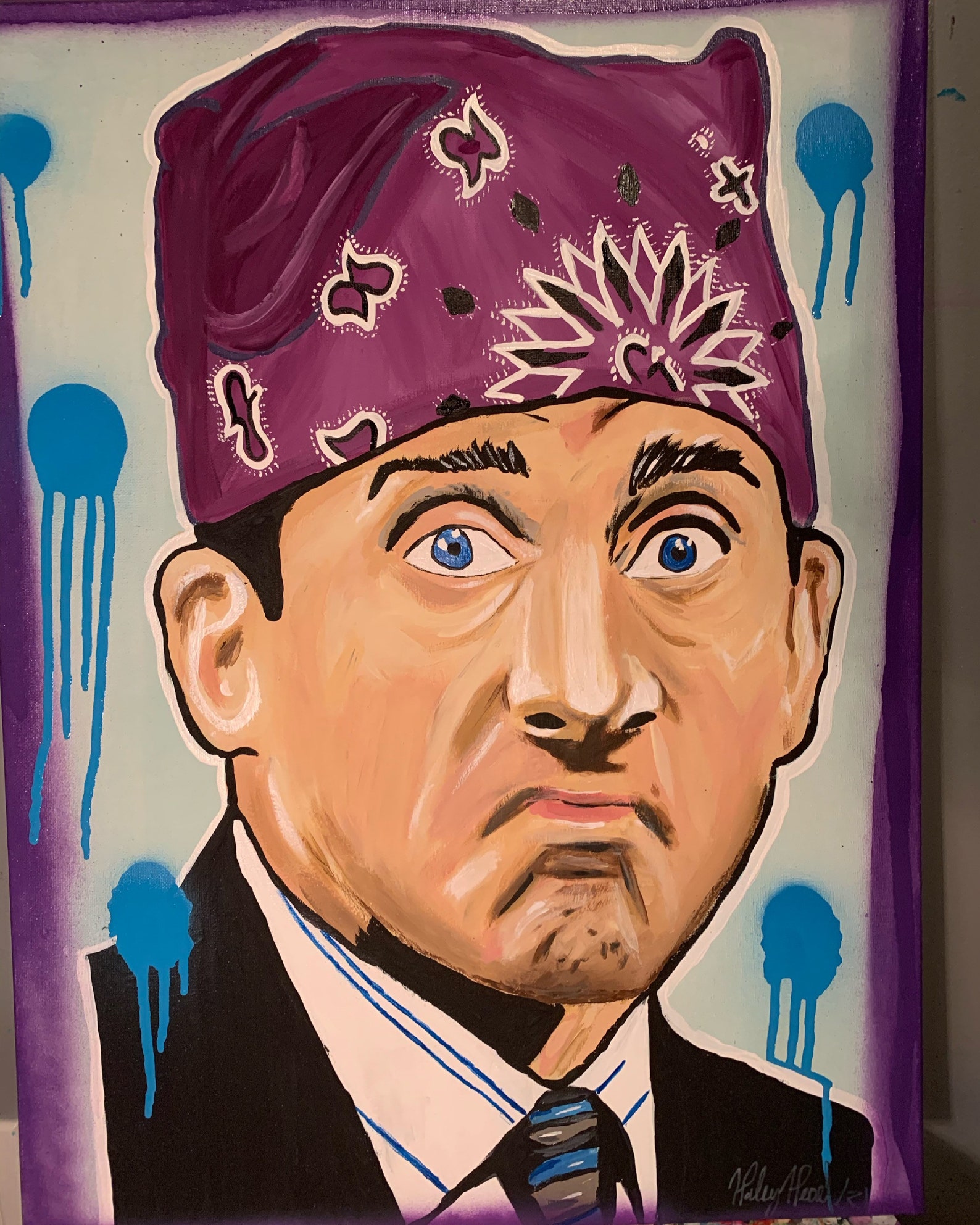 Michael Scott the Office Painting - Etsy