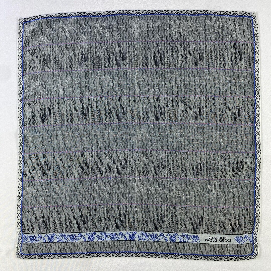 Vintage Paolo Gucci Handkerchief, Paolo Gucci Bandana, Paolo Gucci ...