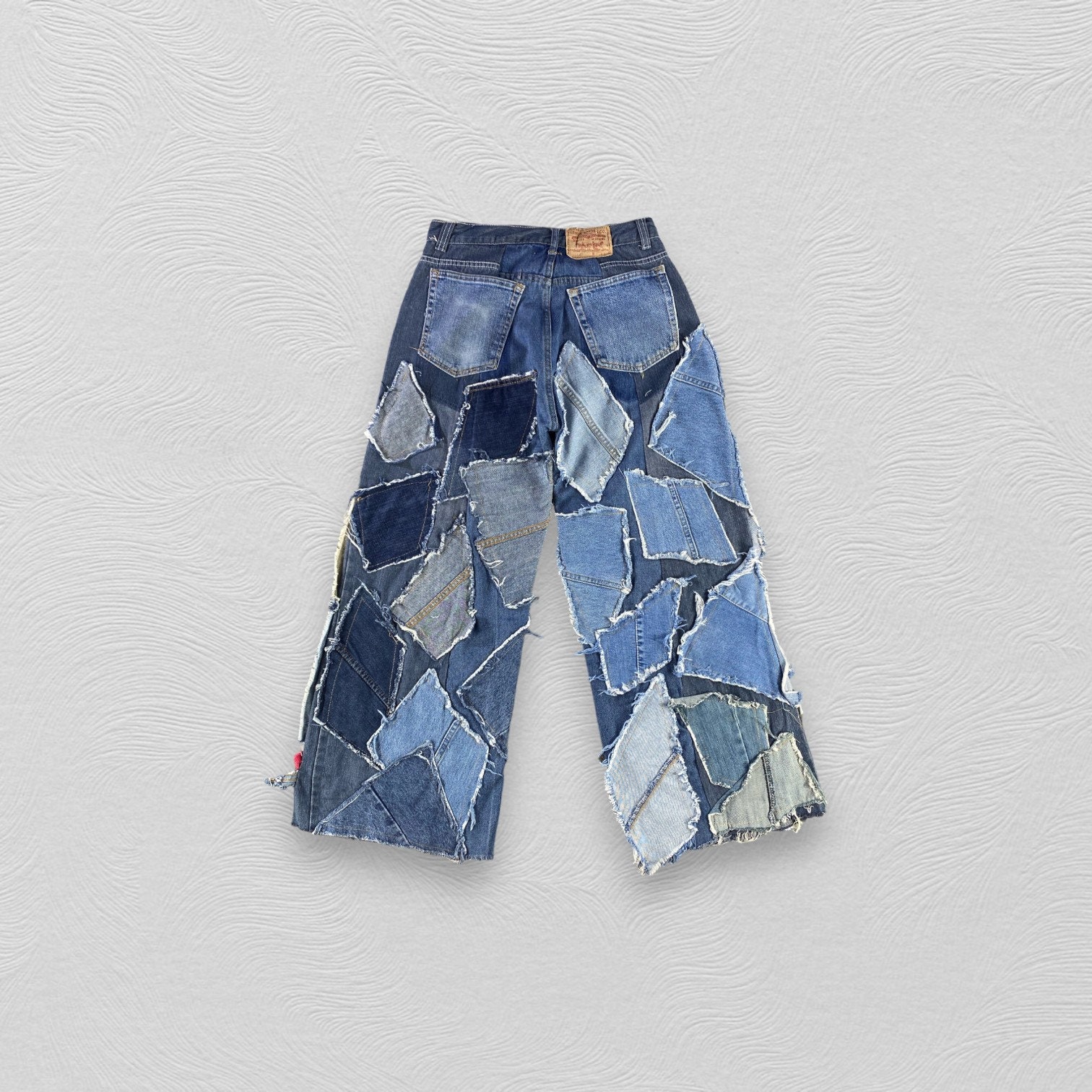 Vintage Levis Patchwork Jeans Vintage Levis Baggy Jeans Levi's Faded ...