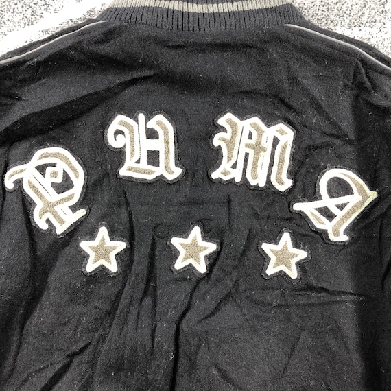 Vintage 90s Puma Varsity Jacket Letterman Jacket Wool… - Gem