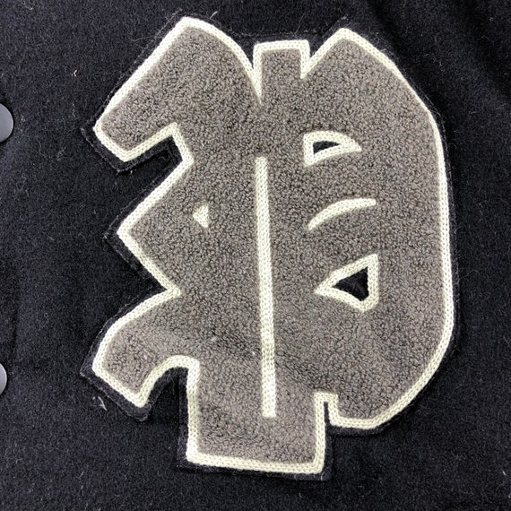 Vintage 90s Puma Varsity Jacket Letterman Jacket Wool… - Gem