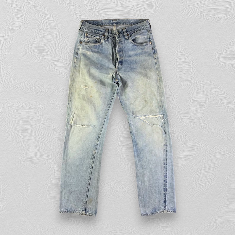 Vintage 80s Levis 501 Redline Jeans Levis Dirty Wash Jeans Jeans Levis Selvedge Jeans Levis High ...
