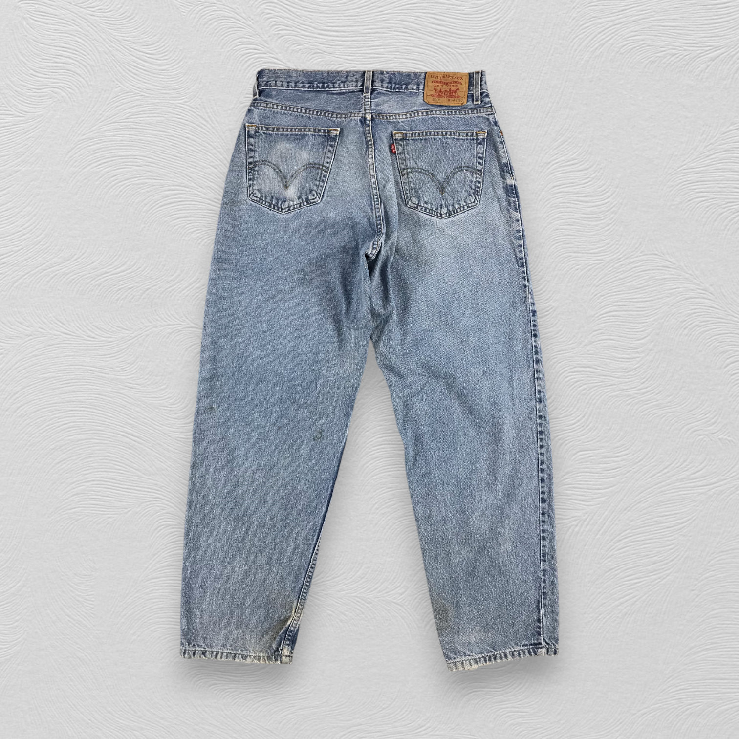 Vintage Levis 560 Jeans Levi s Faded Blue Stone Wash Denim Mom Jeans Size 34 Etsy