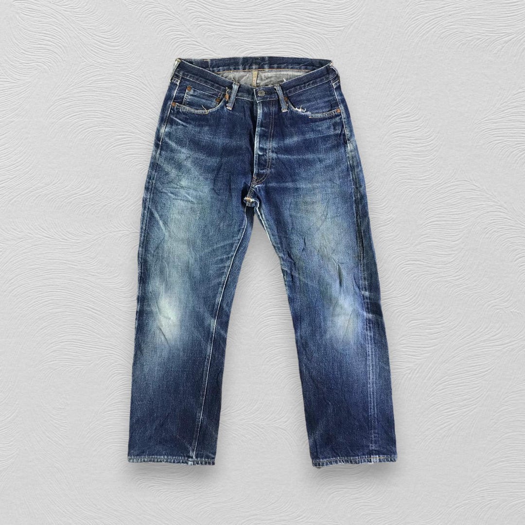 Vintage Full Count Selvedge Jeans Japanese Brand Redline Denim Blue ...