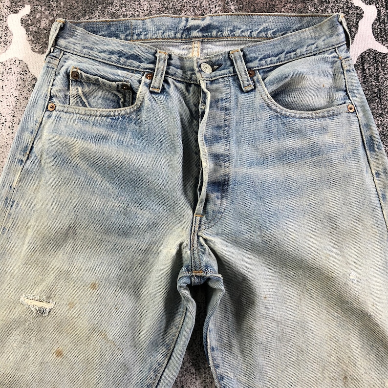 Vintage 80s Levis 501 Redline Jeans Levis Dirty Wash Jeans Jeans Levis Selvedge Jeans Levis High ...