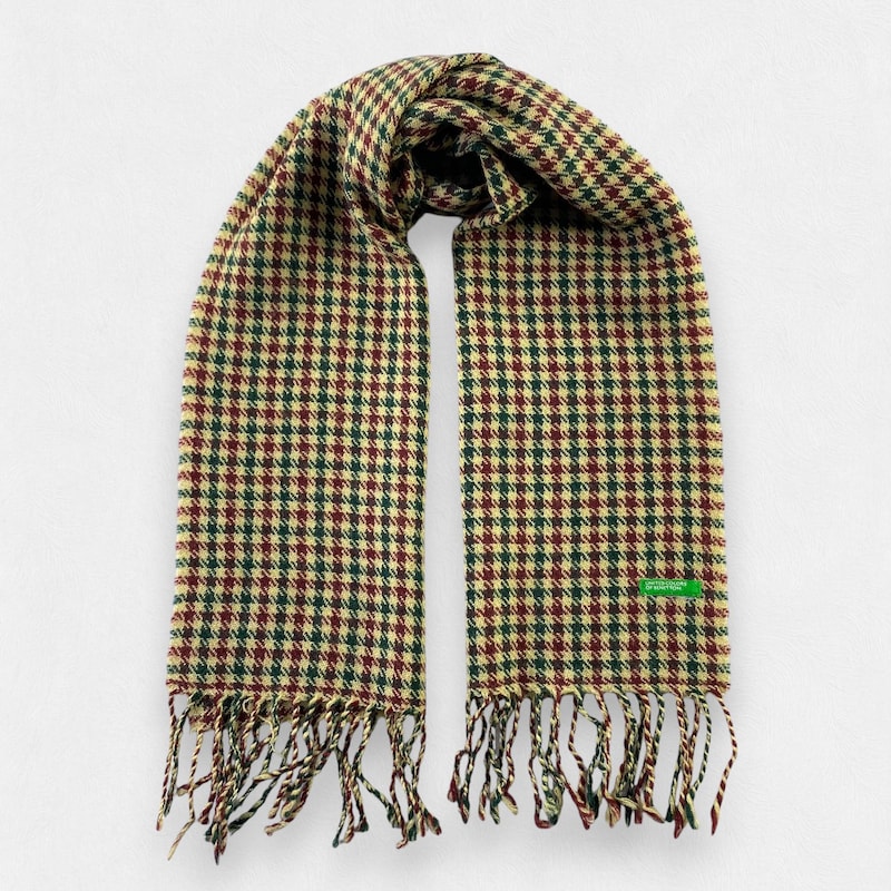 Benetton Scarf Man - Etsy
