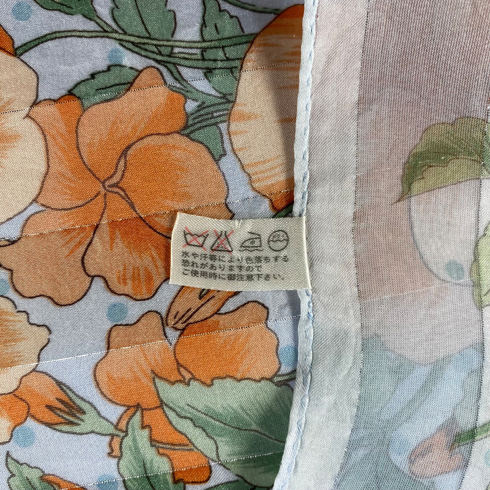 Vintage Silk Scarf, Classic 90s Floral Scarf, Square Scarf, Women Carre ...