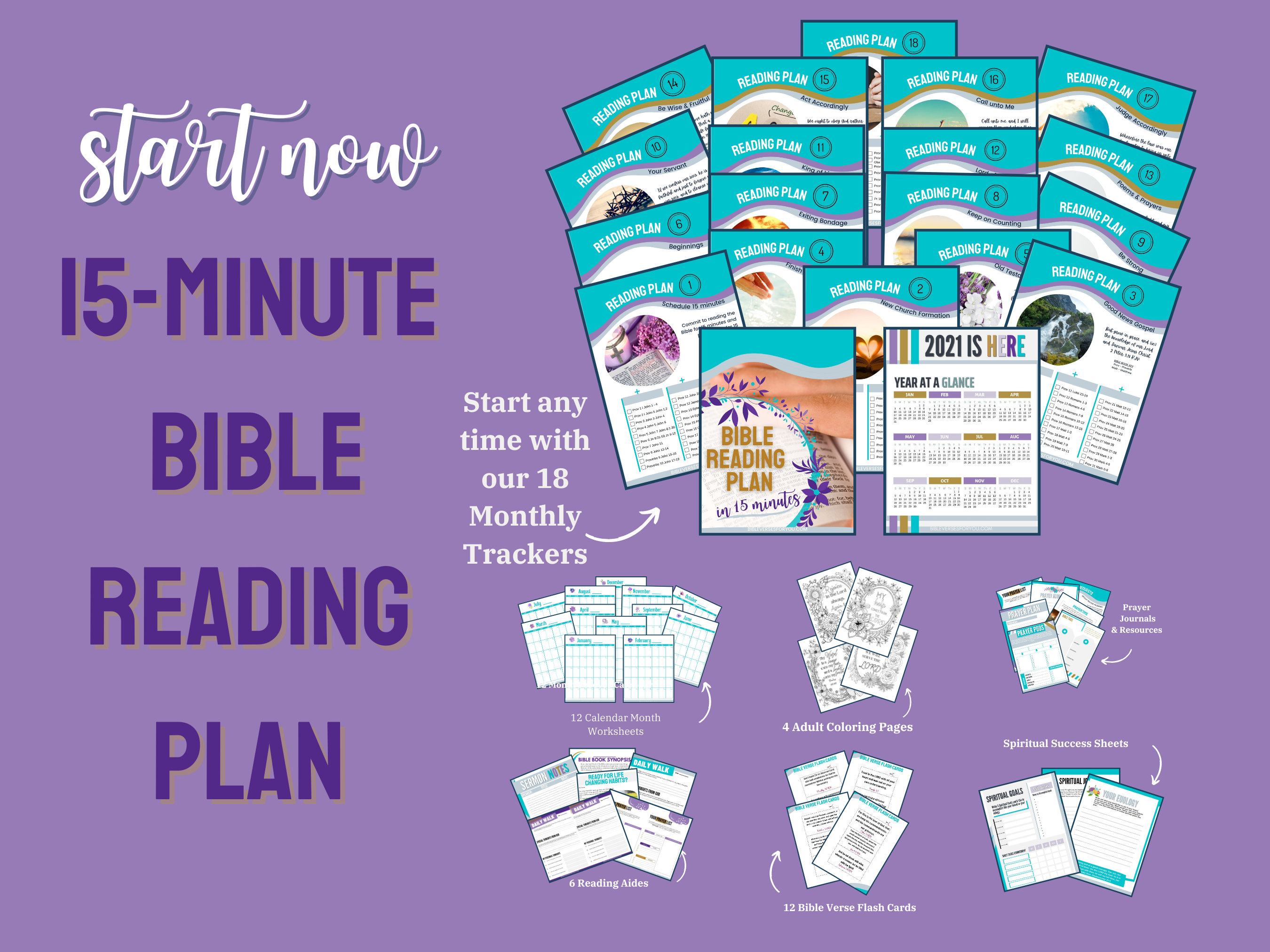 15 Minute Bible Reading Plan Etsy