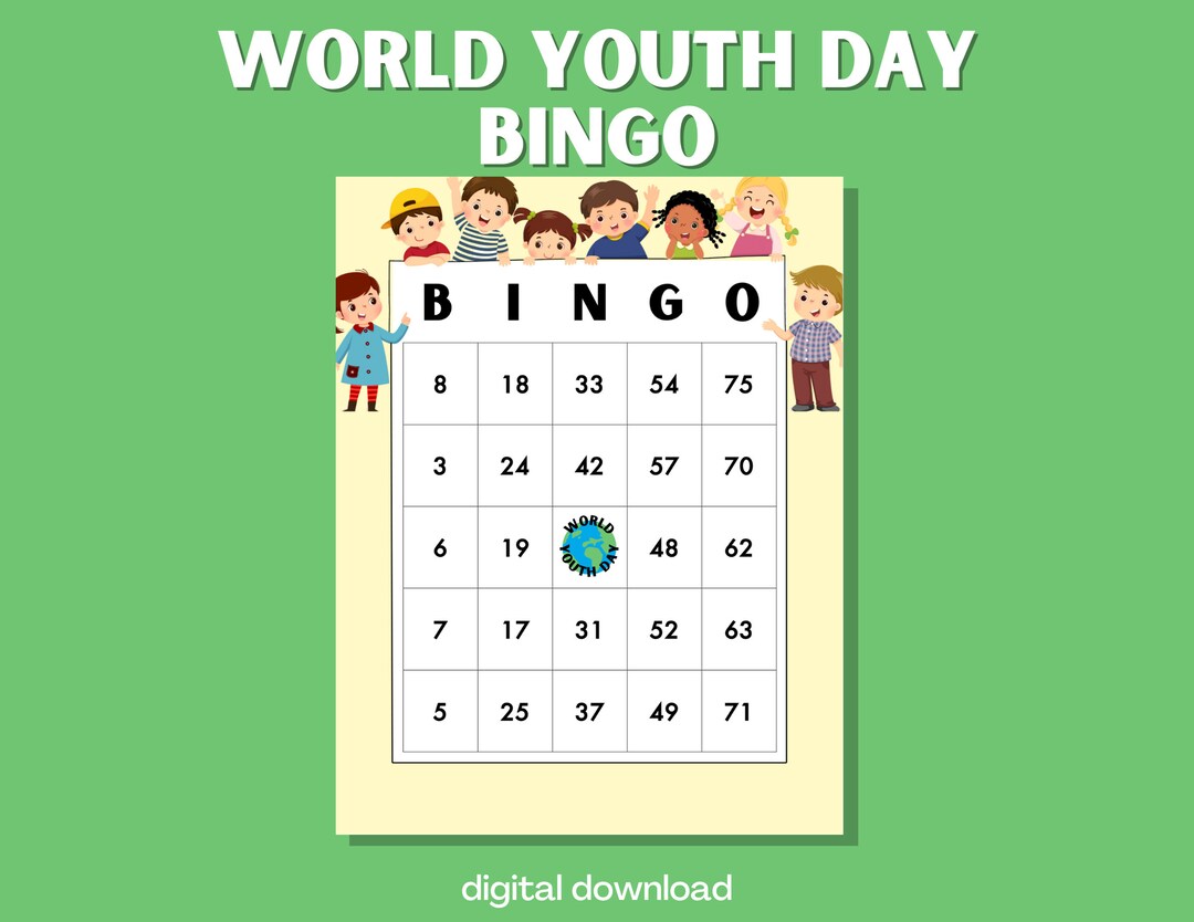 World Youth Day Bingo | Printable Game - Etsy