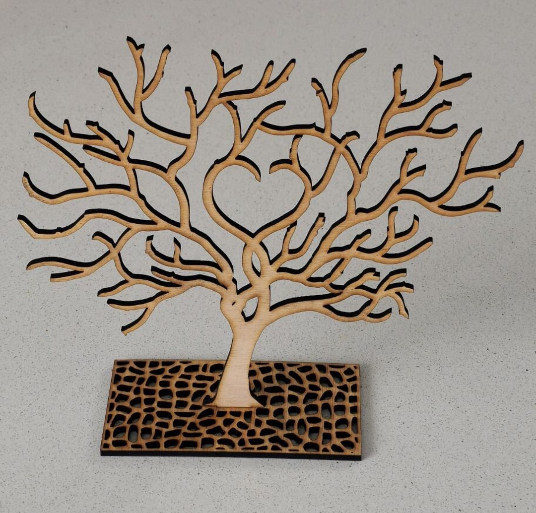 Laser Cnc Cut Tree of Heart Silhouette Vector File Dxf Svg Png - Etsy