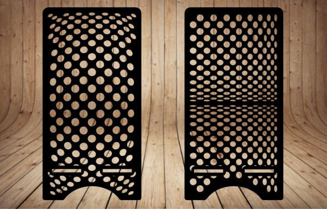 Laser Cnc Cut Phone Stand Vector Files Dxf Svg - Etsy