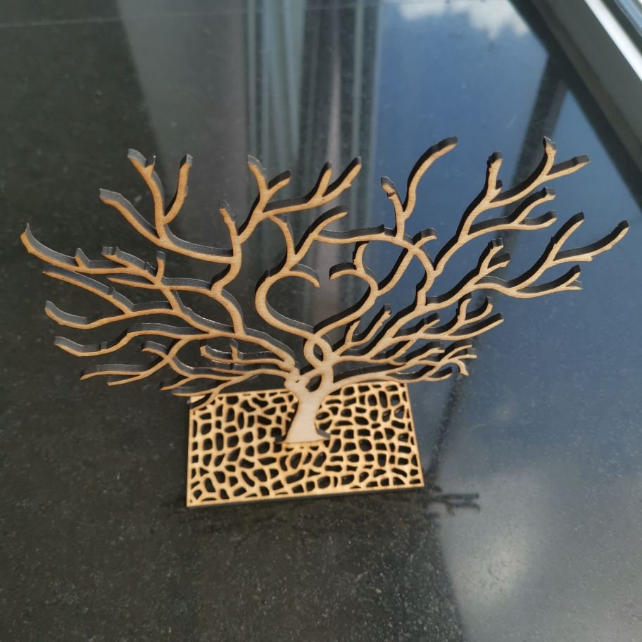 Laser Cnc Cut Tree of Heart Silhouette Vector File Dxf Svg Png - Etsy