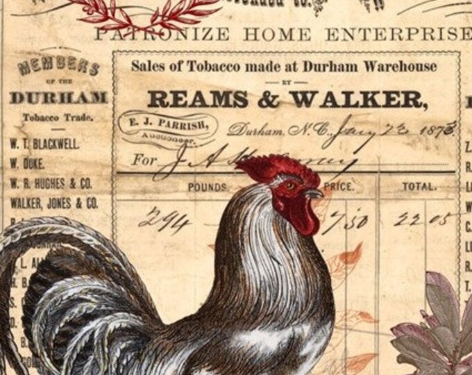 A4 Coolest Chickens N Roosters ITD Rice Paper R0667 - Etsy