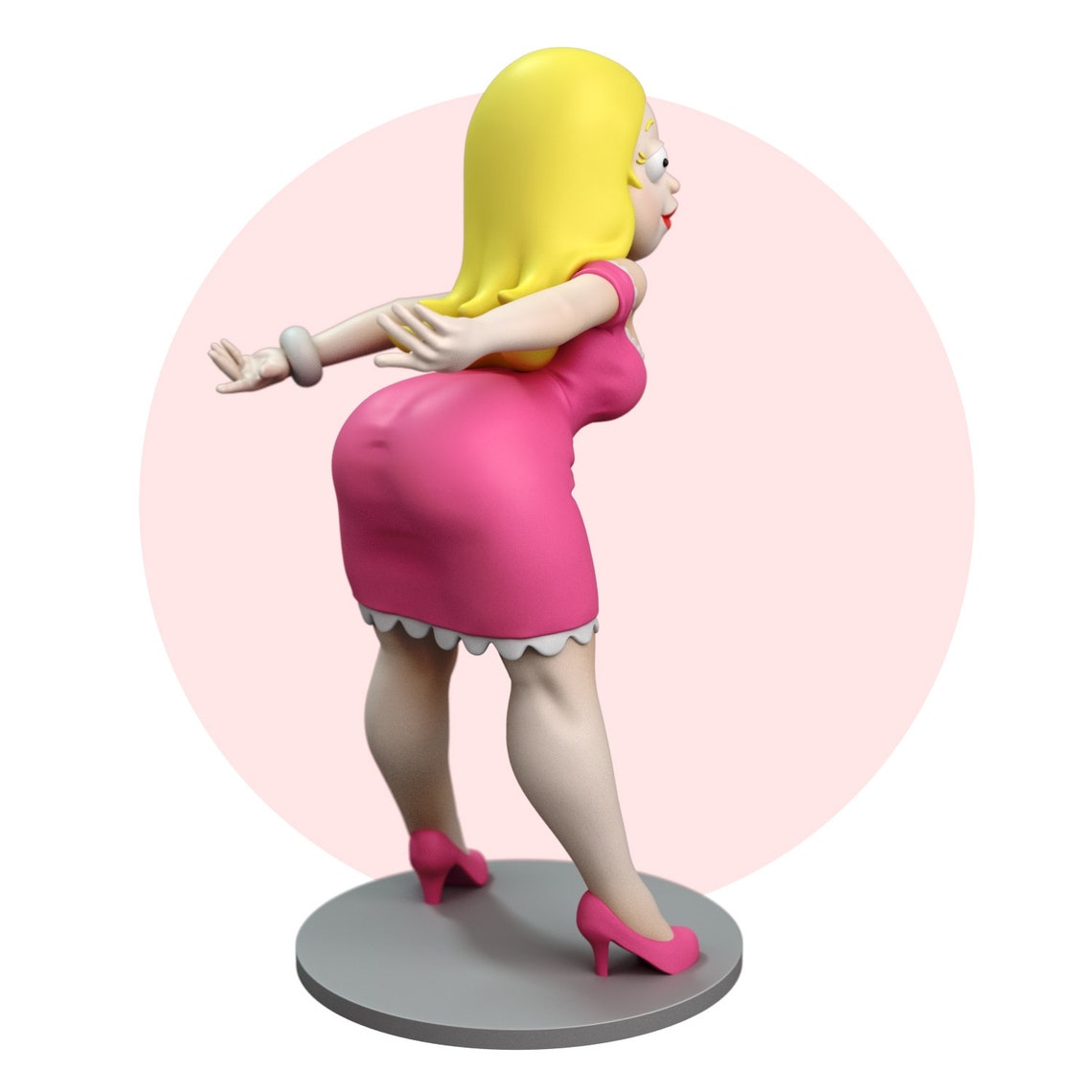 Francine Smith From American Dad Nsfw Role Playing 4k Etsy