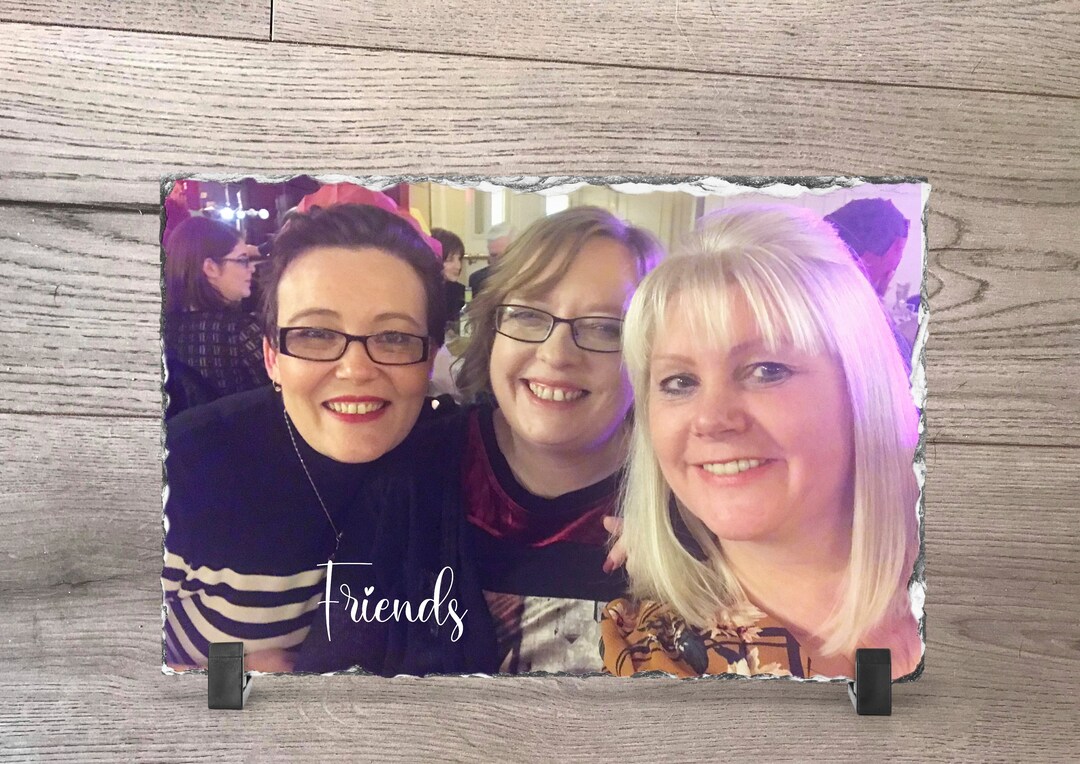 Customized Photo Slate Gift, Printed Gifts for Family Photos, Custom ...