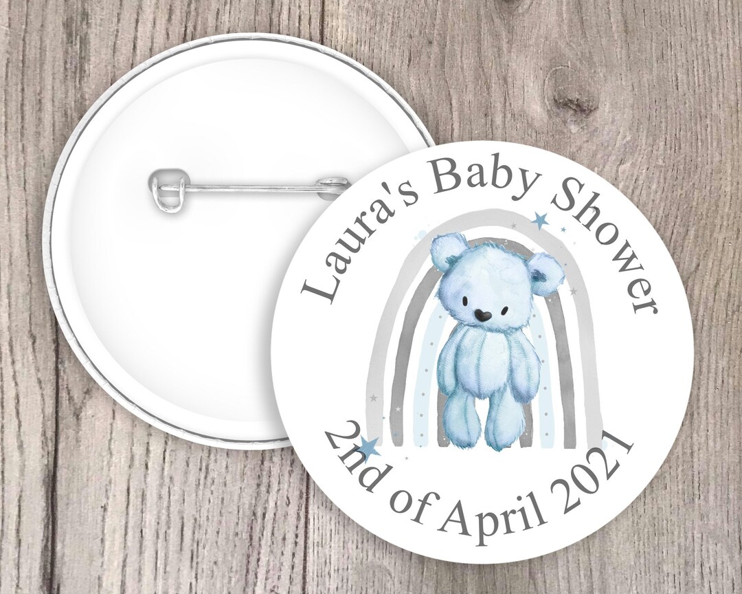Personalised Baby Shower Badge, Baby Shower, Mummy to Be Badge, Mam Mom ...