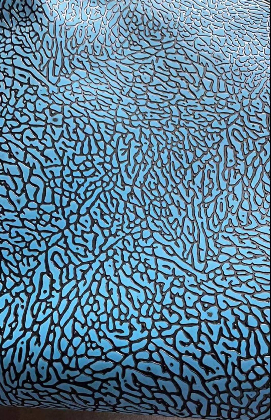 Baby Blue Elephant Print Leather Elephant Print Leather - Etsy