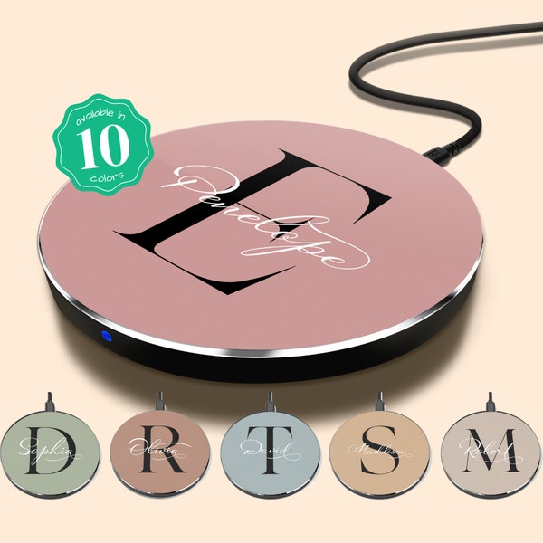 Charger Monogram - Etsy