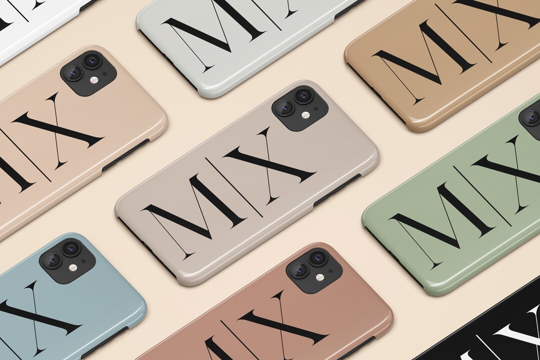 Personalized Monogram iPhone 15 Plus Case, Initials Custom iPhone 14 ...