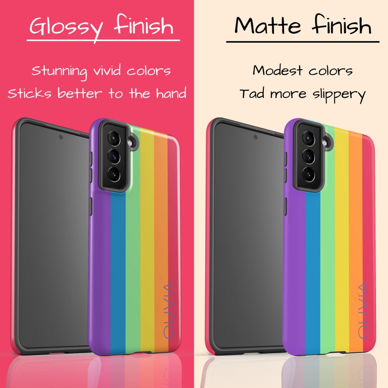 Personalized LGBTQ Rainbow Name Custom Case Pride Flag Case - Etsy