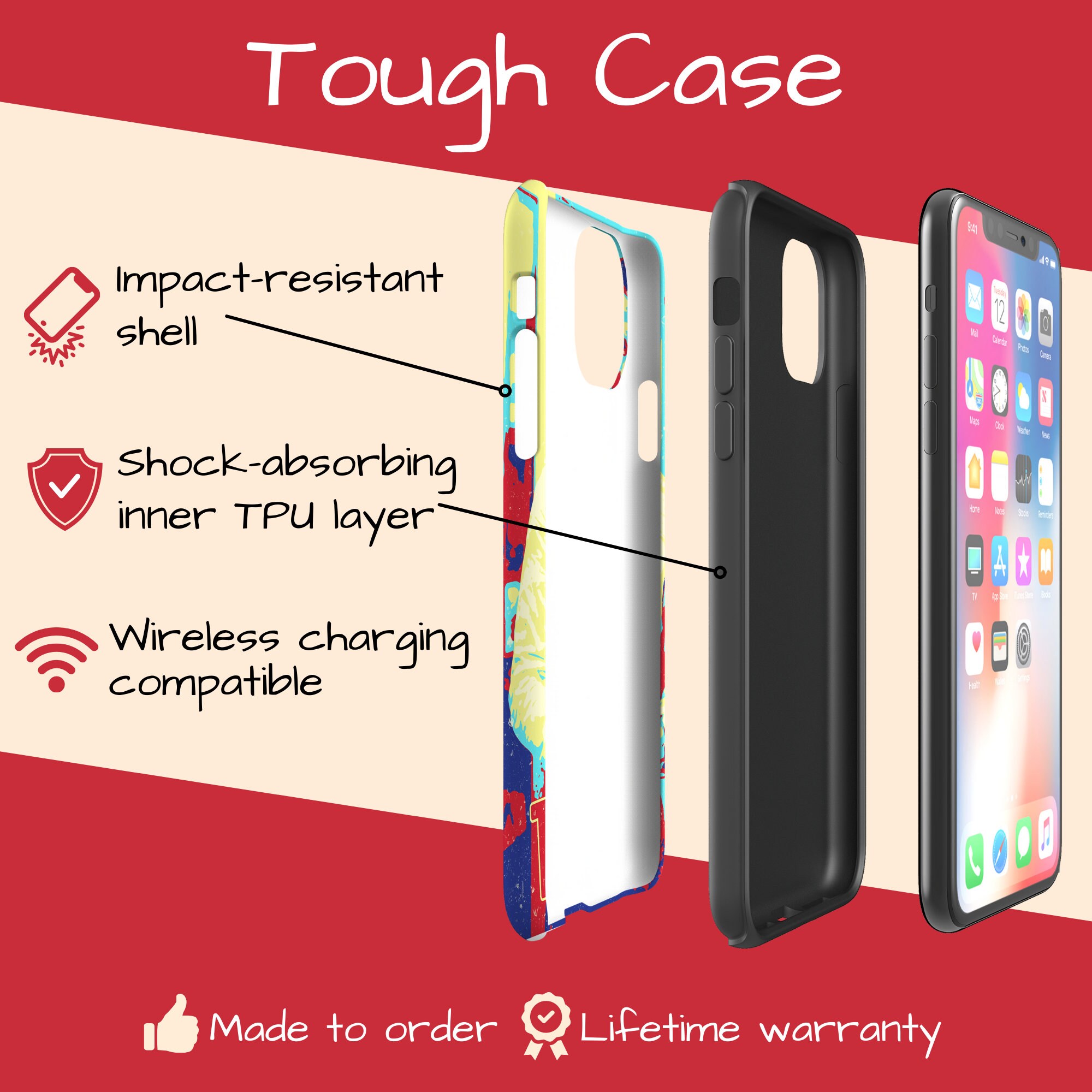 Personalized Photo Phone Case Retro Poster Portrait Case for | Etsy