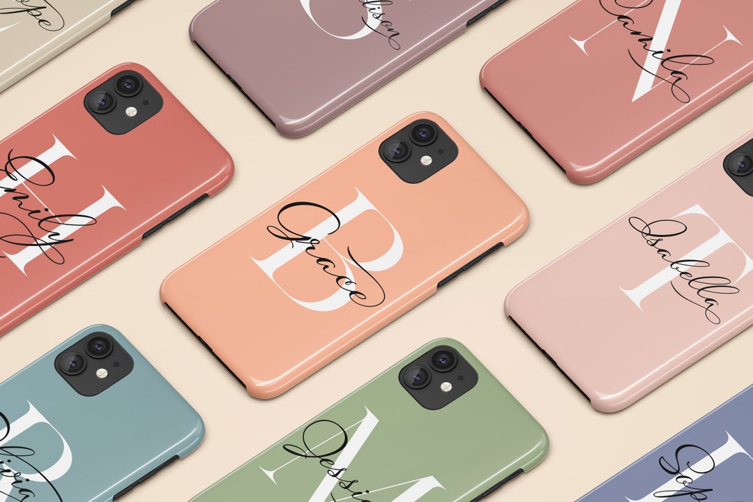 Personalized Monogram Iphone 14 Plus Case Initials Name on - Etsy UK