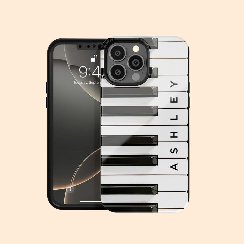 White Musical iPhone Case - Etsy