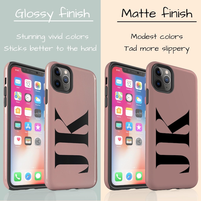 Personalized Initial iPhone 17 Air Case, Monogram Name Case for iPhone ...