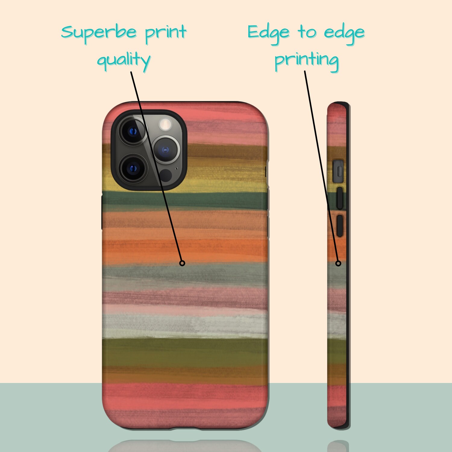 Aesthetic Acrylic Brushstrokes Abstract Phone Case iPhone 12 | Etsy