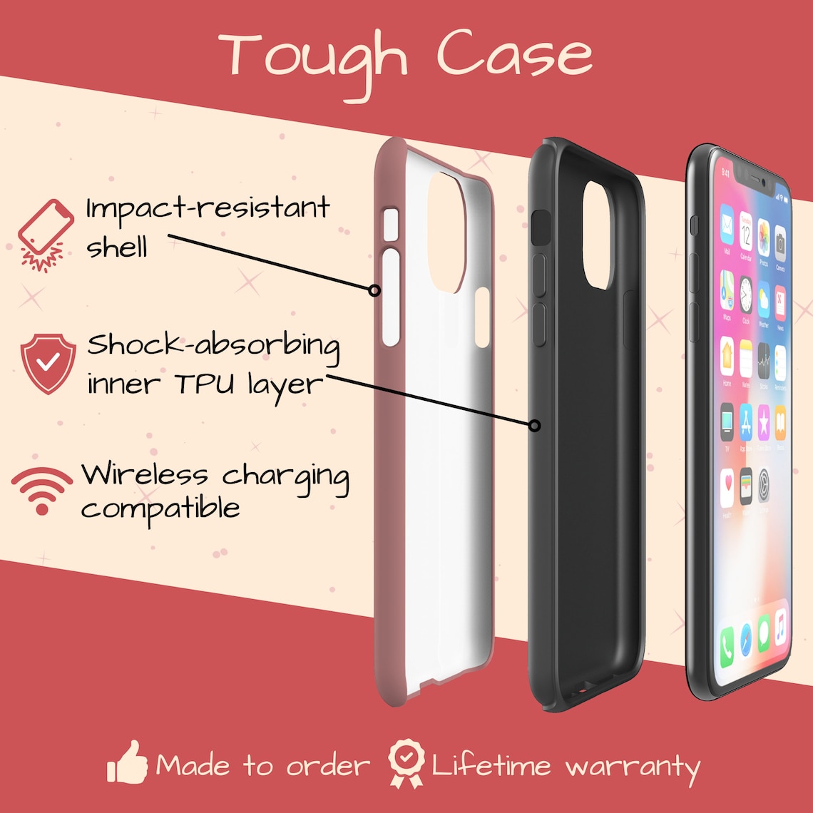 Personalized Calligraphy Phone Case Custom Font Name on Case | Etsy