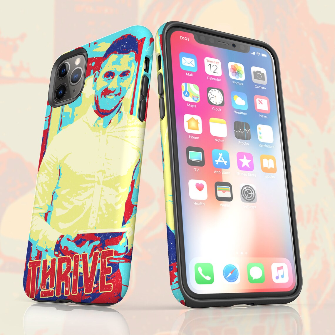 Personalized Photo Phone Case Retro Poster Portrait Case for | Etsy