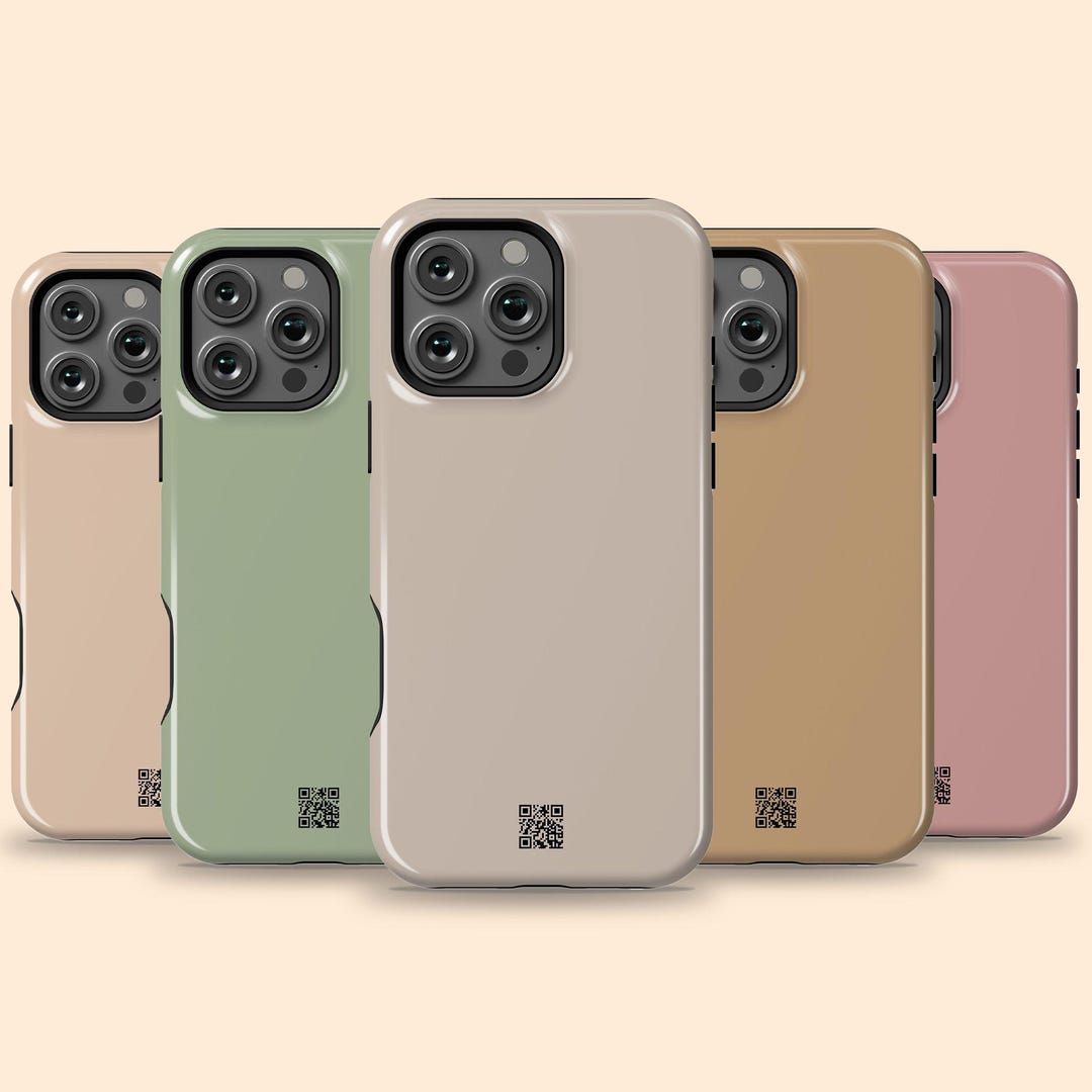 Custom Special Message QR Code iPhone 16 Pro Max Case, Personalized ...