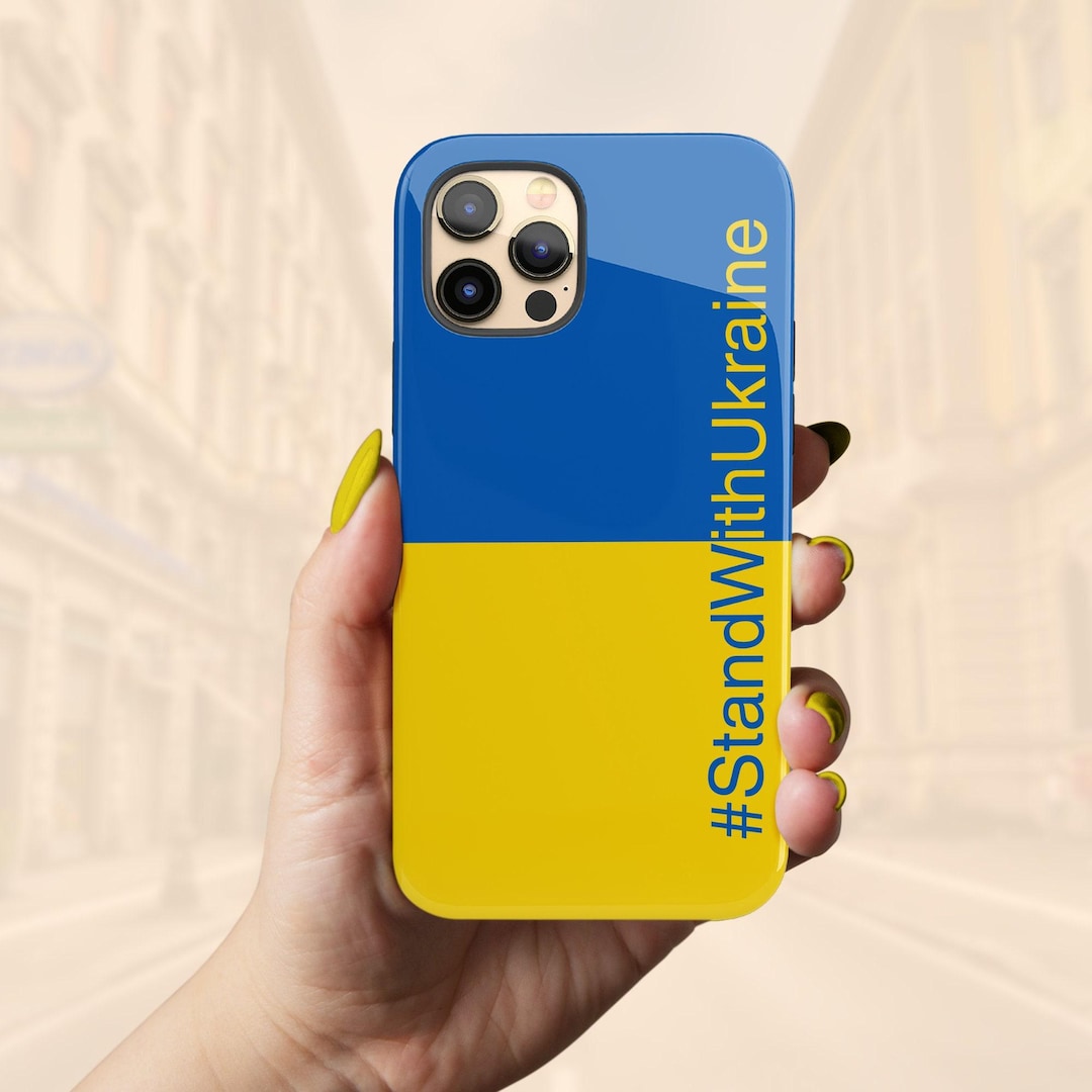 Stand With Ukraine iPhone 17 Air Case, Ukrainian Flag Solidary Case for ...