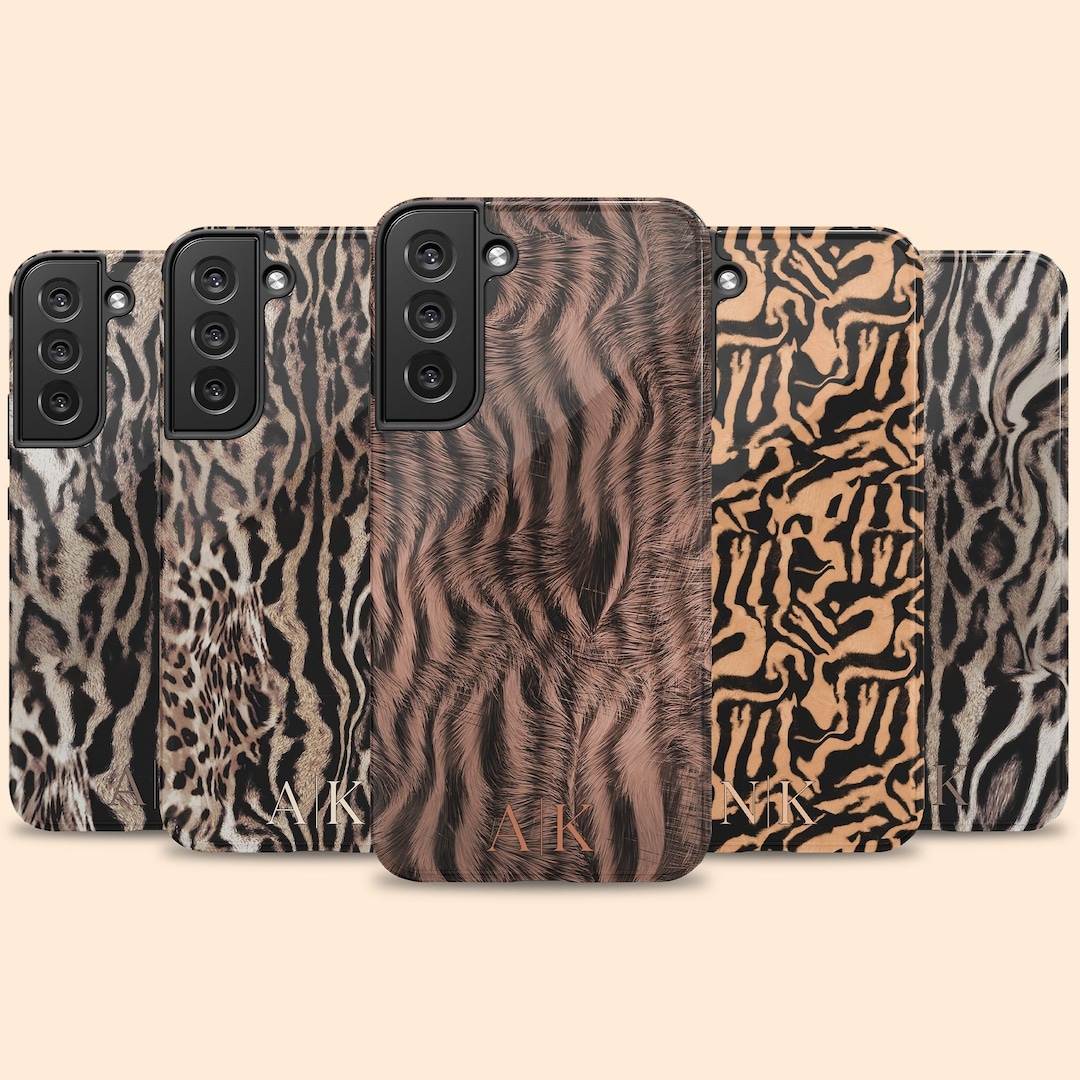 Custom Initials Galaxy S26 Ultra Wildcat Tiger Case, Personalized Name ...