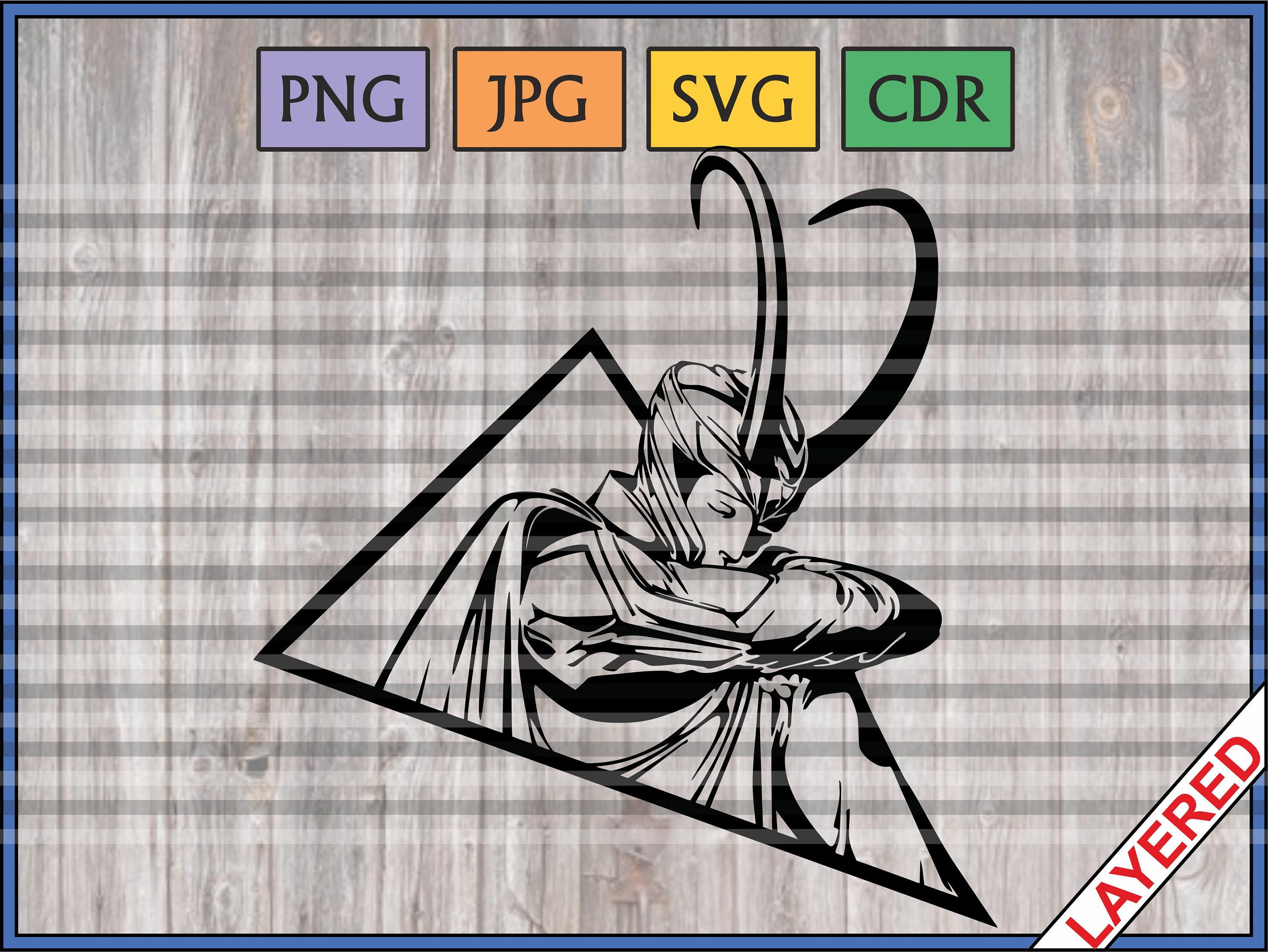 Loki bundle 15 layered vectors Instant download Perfect for | Etsy