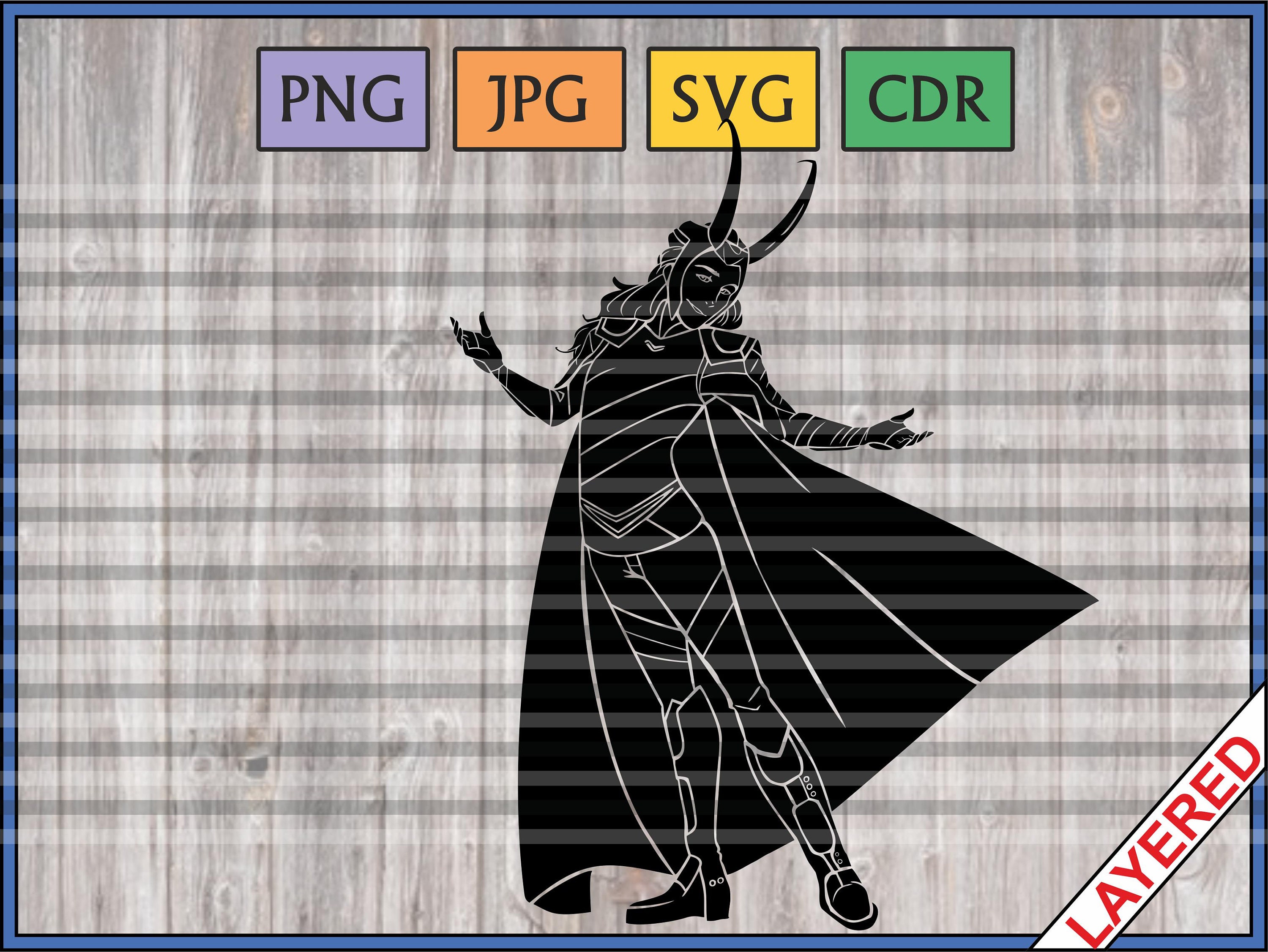 Loki bundle 15 layered vectors Instant download Perfect for | Etsy