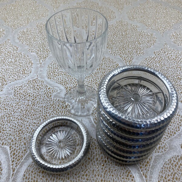 Retro Glass Coasters - Etsy