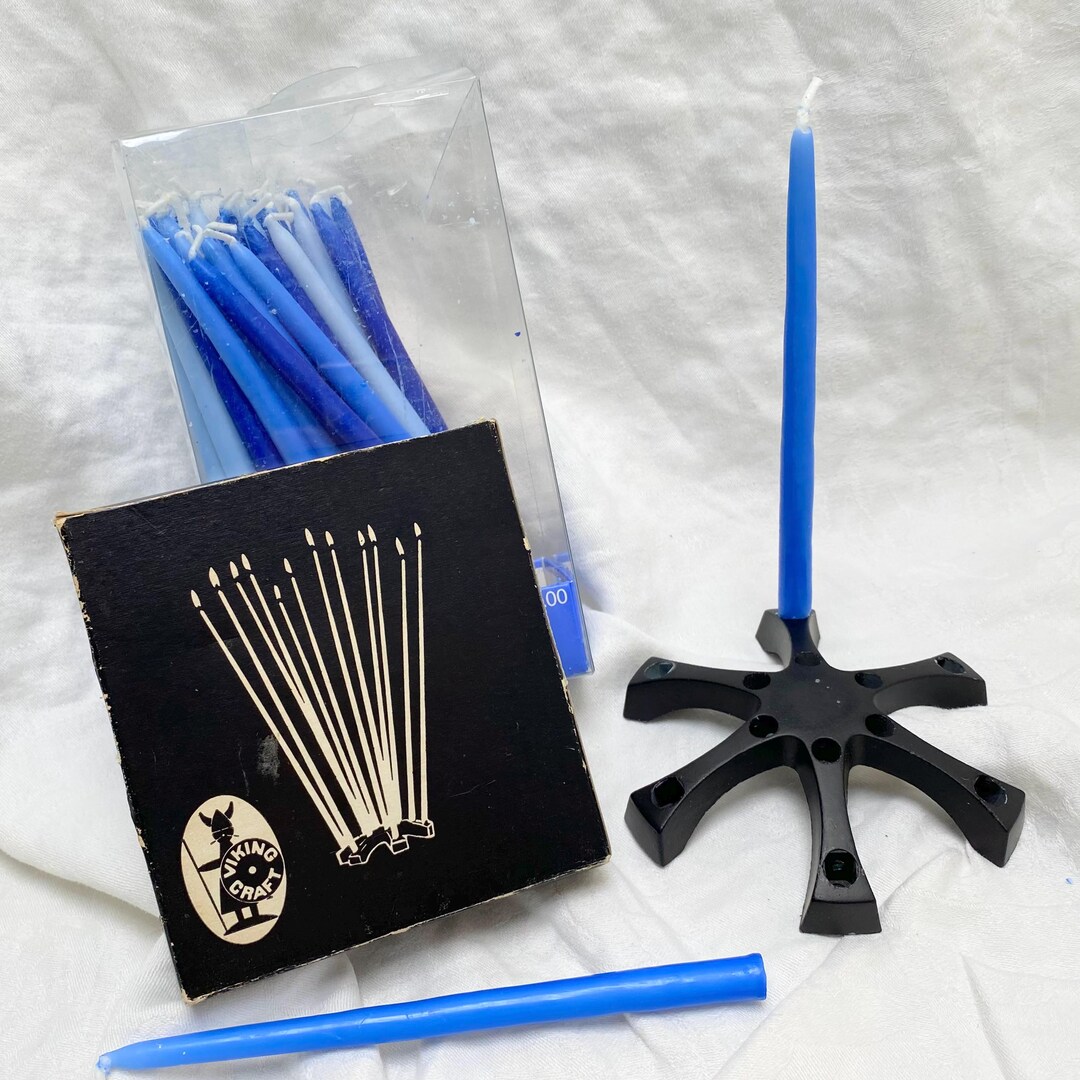 Viking Craft Danish Modern Black Metal Star-lite Cluster Candle Holder ...