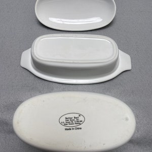 3 Piece Counter-top Butter Dish, Boat Uses Cold Water to Keep Butter ...