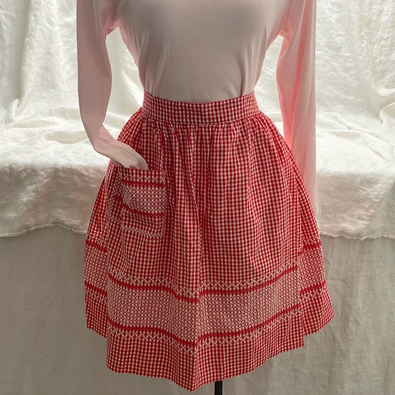 Gingham Apron - Etsy