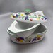 3 Piece Counter-top Butter Dish, Boat Uses Cold Water to Keep Butter ...