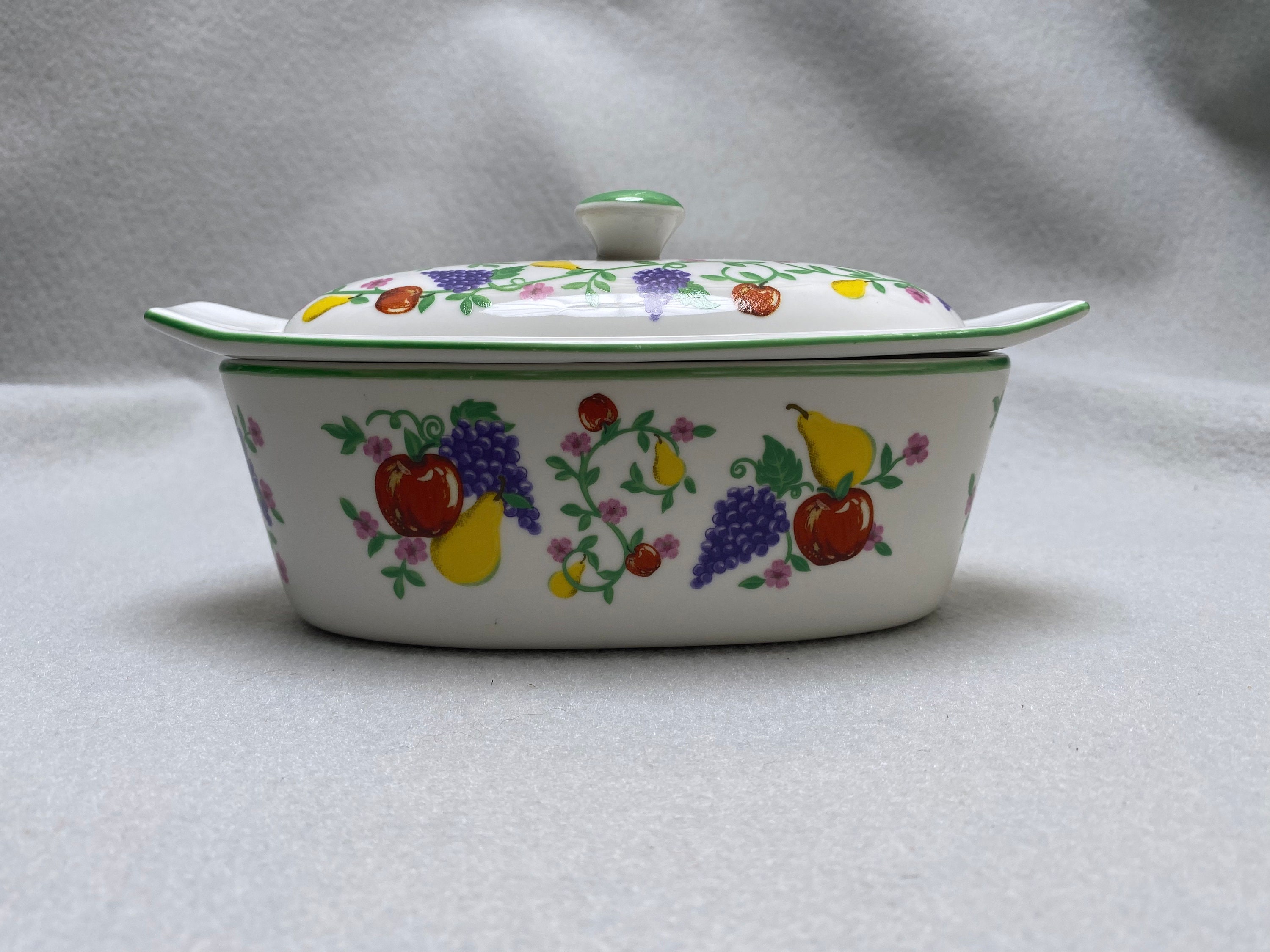 3 Piece Counter-top Butter Dish, Boat Uses Cold Water to Keep Butter ...