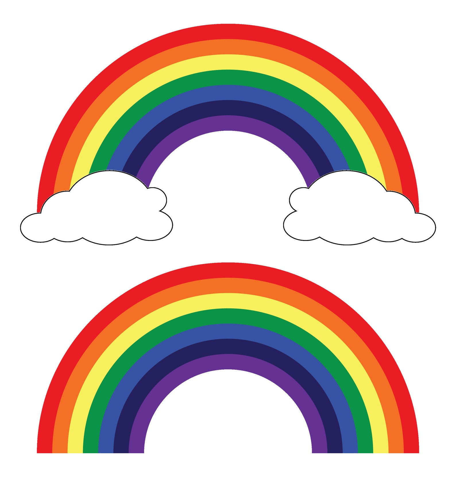 Rainbow, Rainbow Cricut, Rainbows, Rainbow Eps, Rainbow Svg, Cut File ...
