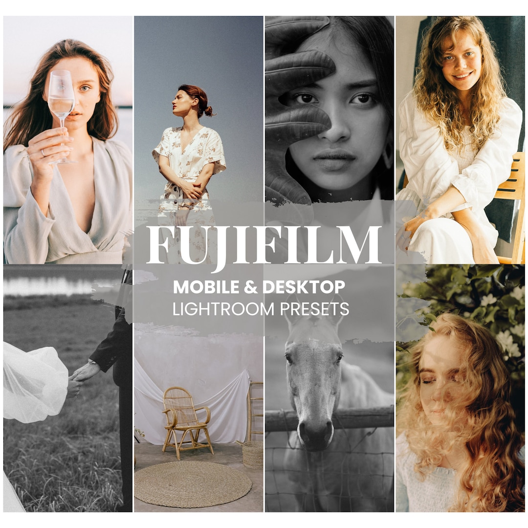 10 Lightroom Mobile Presets Fujifilm Presets Instagram Etsy