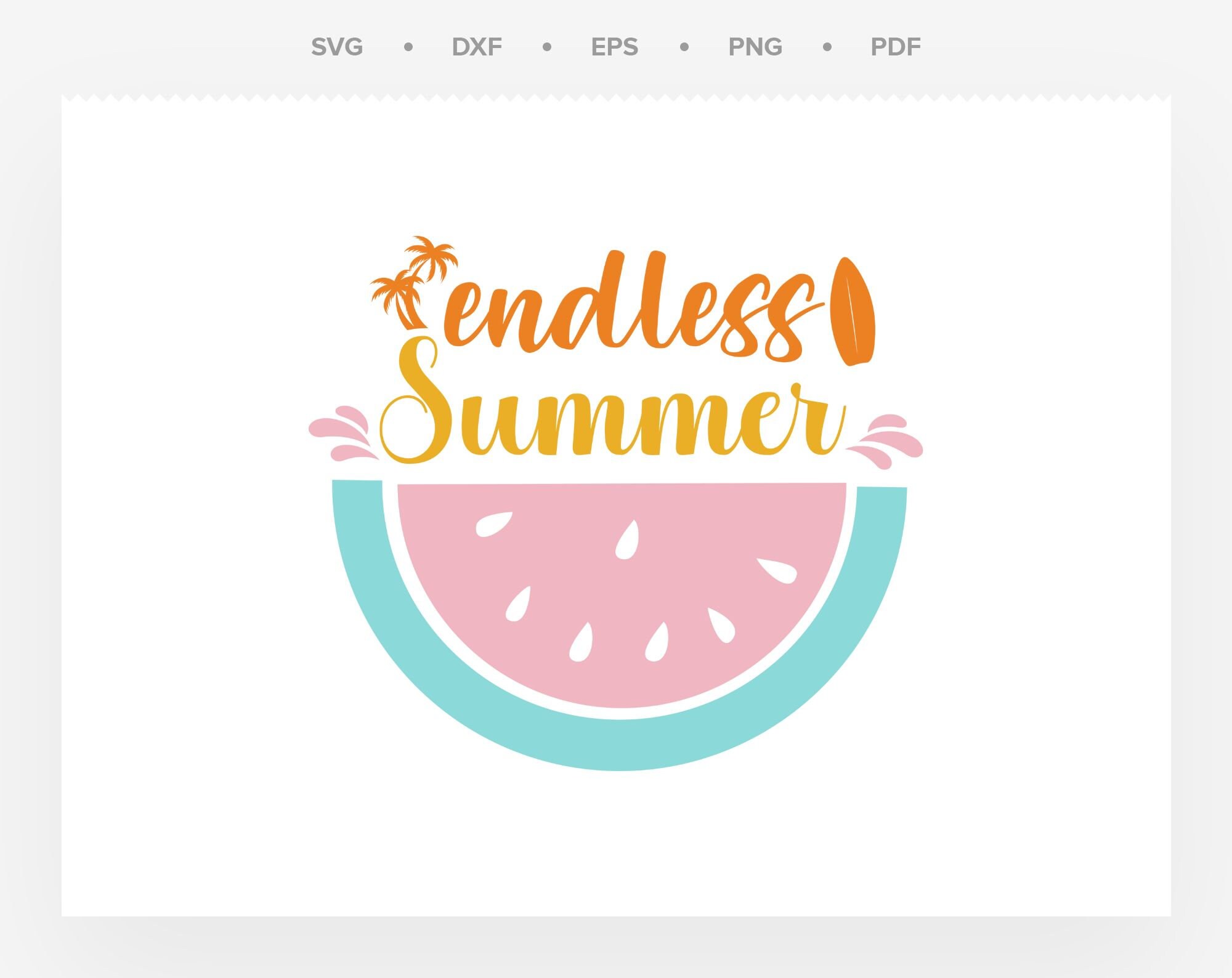 Endless Summer SVG Digital Download - Etsy