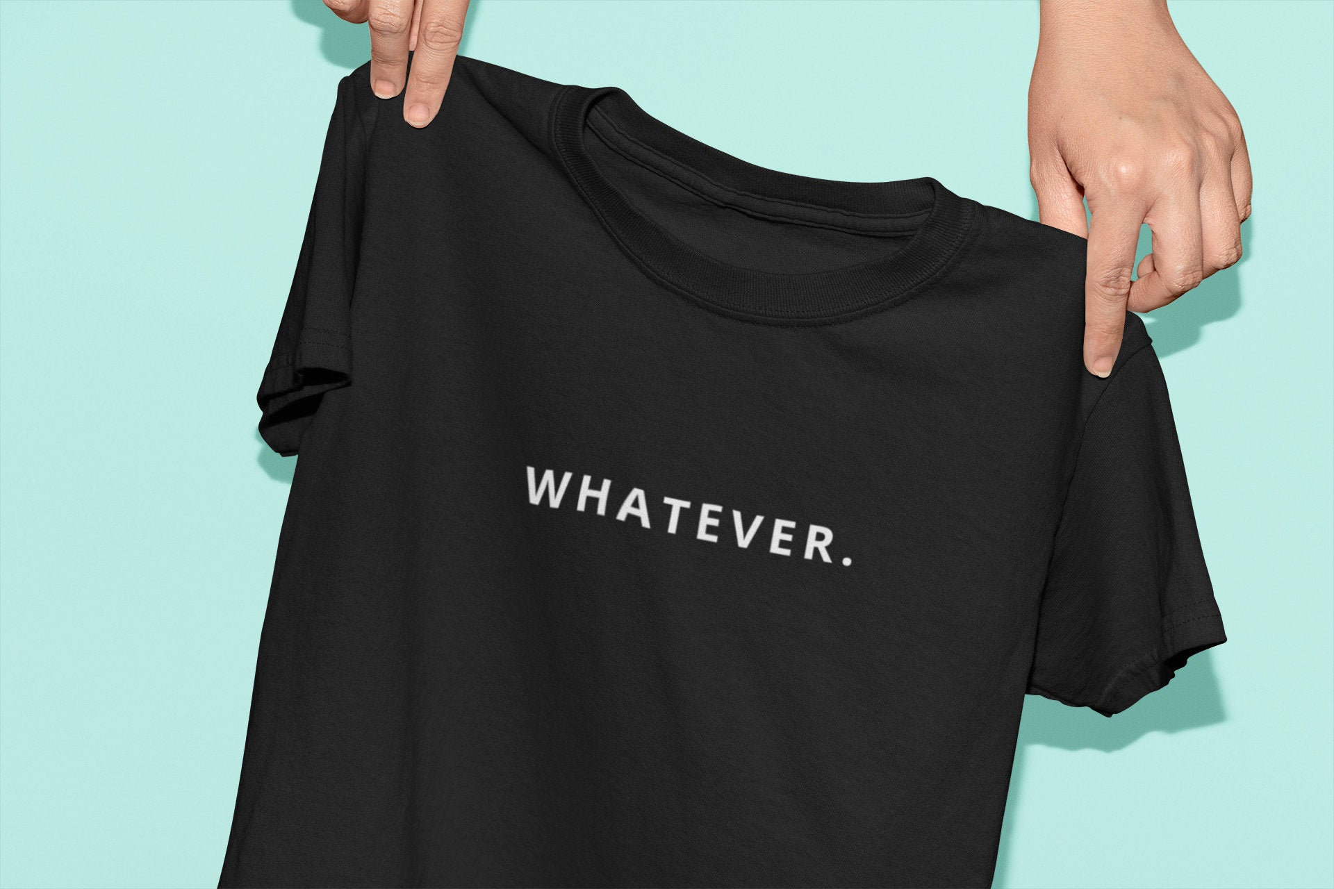WHATEVER, Unisex Crewneck T-shirt, Sassy-cute-sarcastic-stylish Quote ...