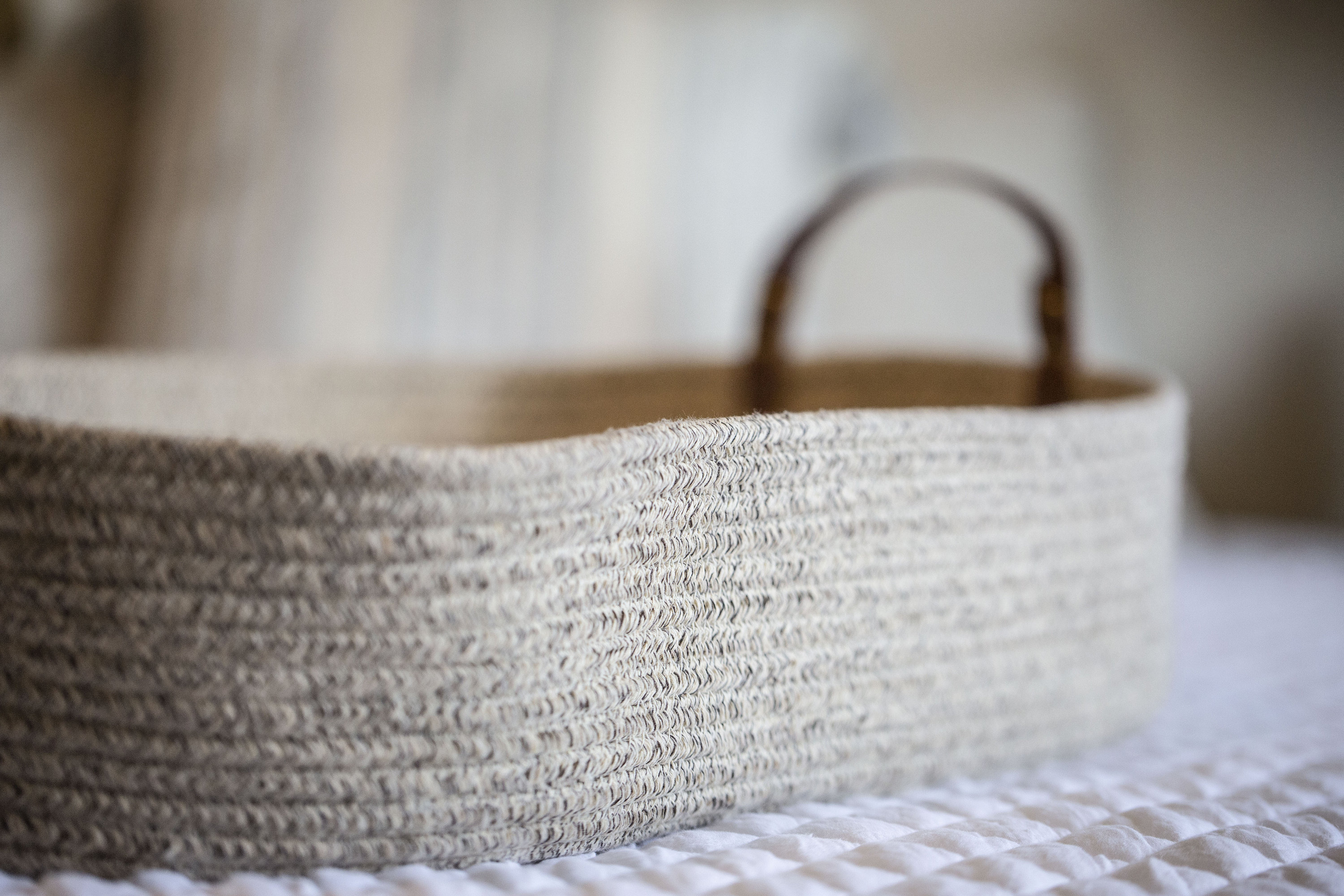 Baby Changing Basket With Waterproof Pad and Safety Straps - Etsy