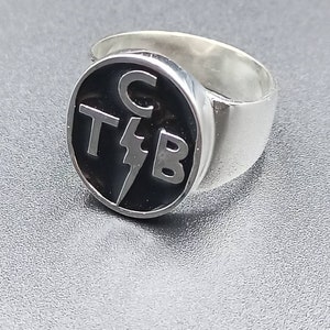 Δαχτυλίδιt.c.b.elvis Presley.t.c.b. Ring Elvis Presley. - Etsy