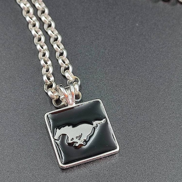 Ford Mustang Necklace - Etsy